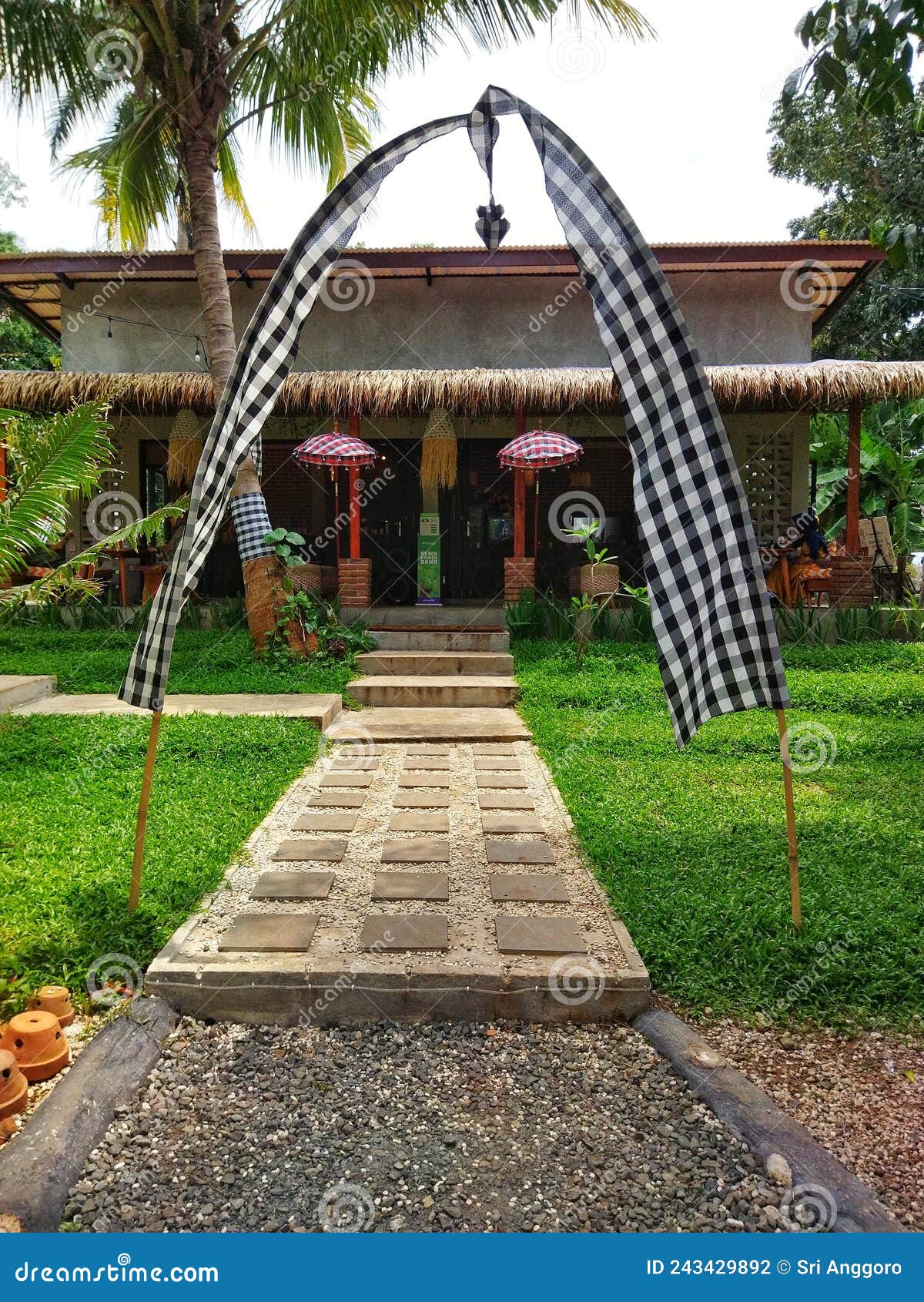 An entrance of a cafe stock photo. Image of park, yard - 243429892