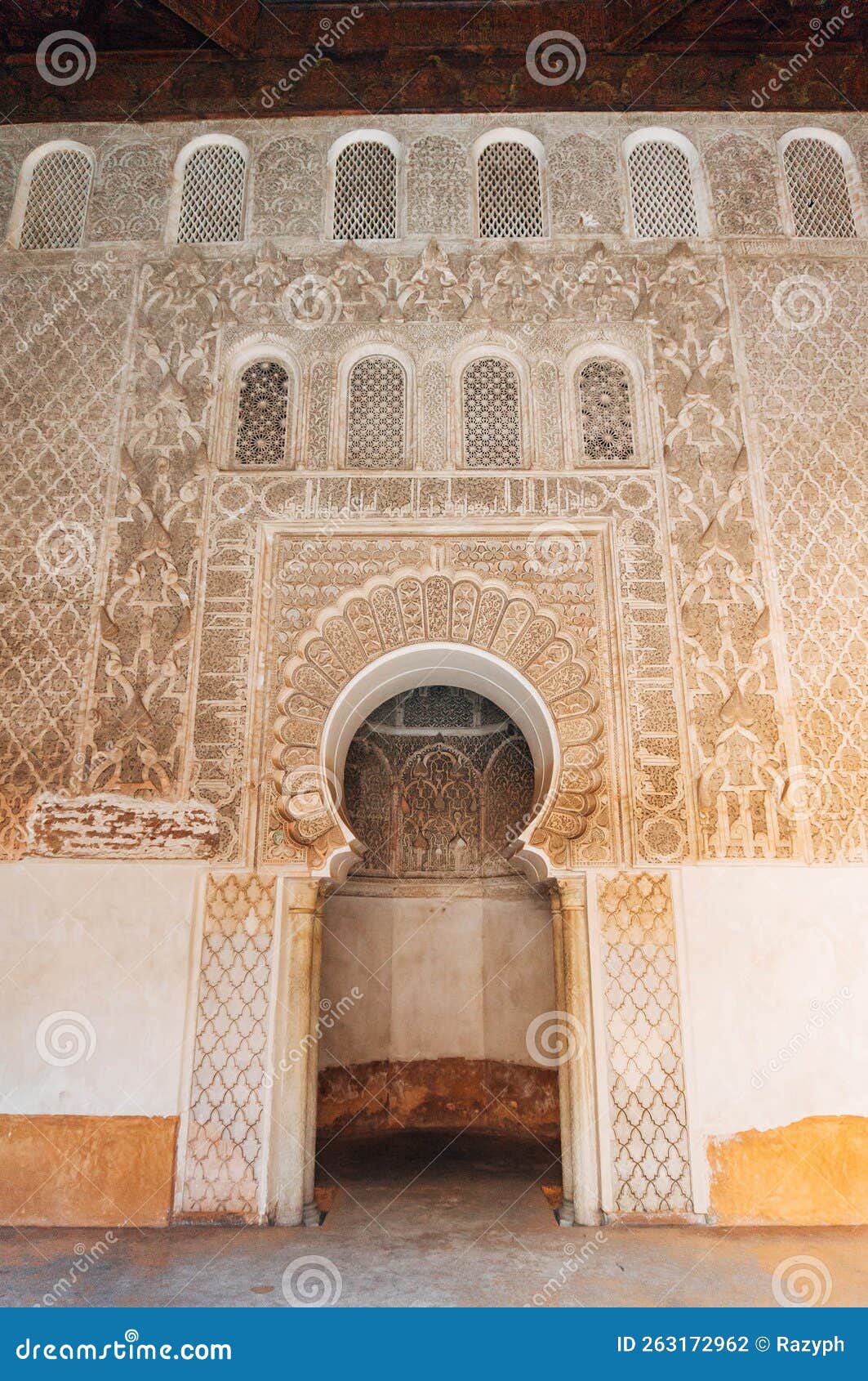 Entrance in Moroccan Architecture Editorial Photography - Image of ...