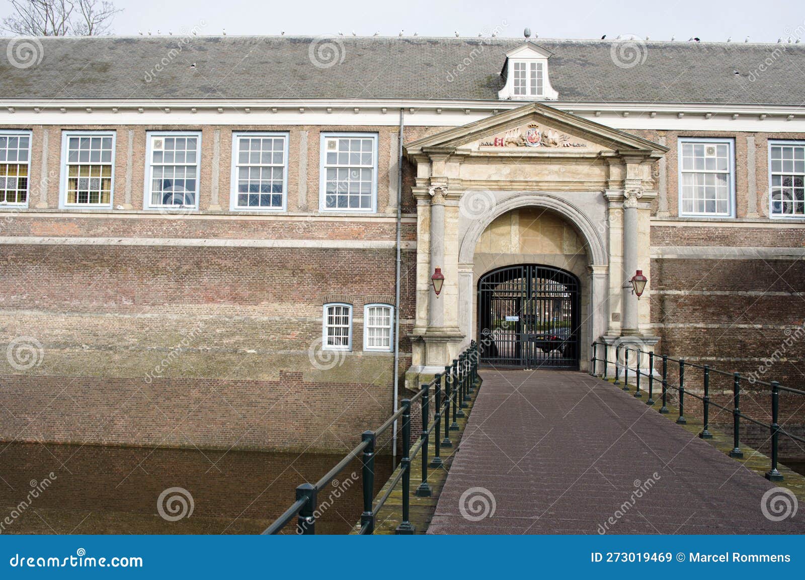 Entrance of Castle Breda, Netherlands Stock Image - Image of monument ...