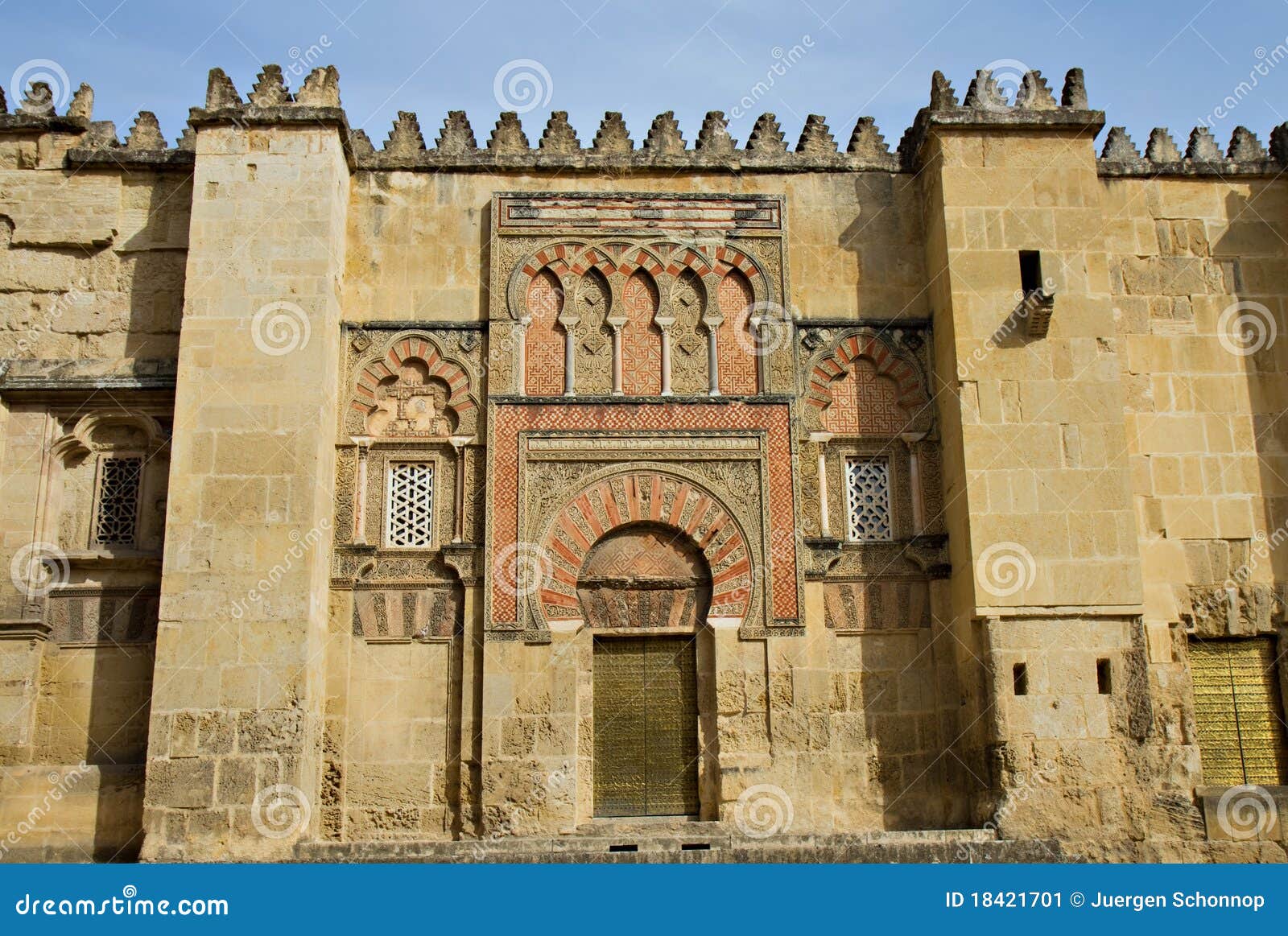 Entrance of Cathedral-Mosque of Cordoba Stock Image - Image of ...