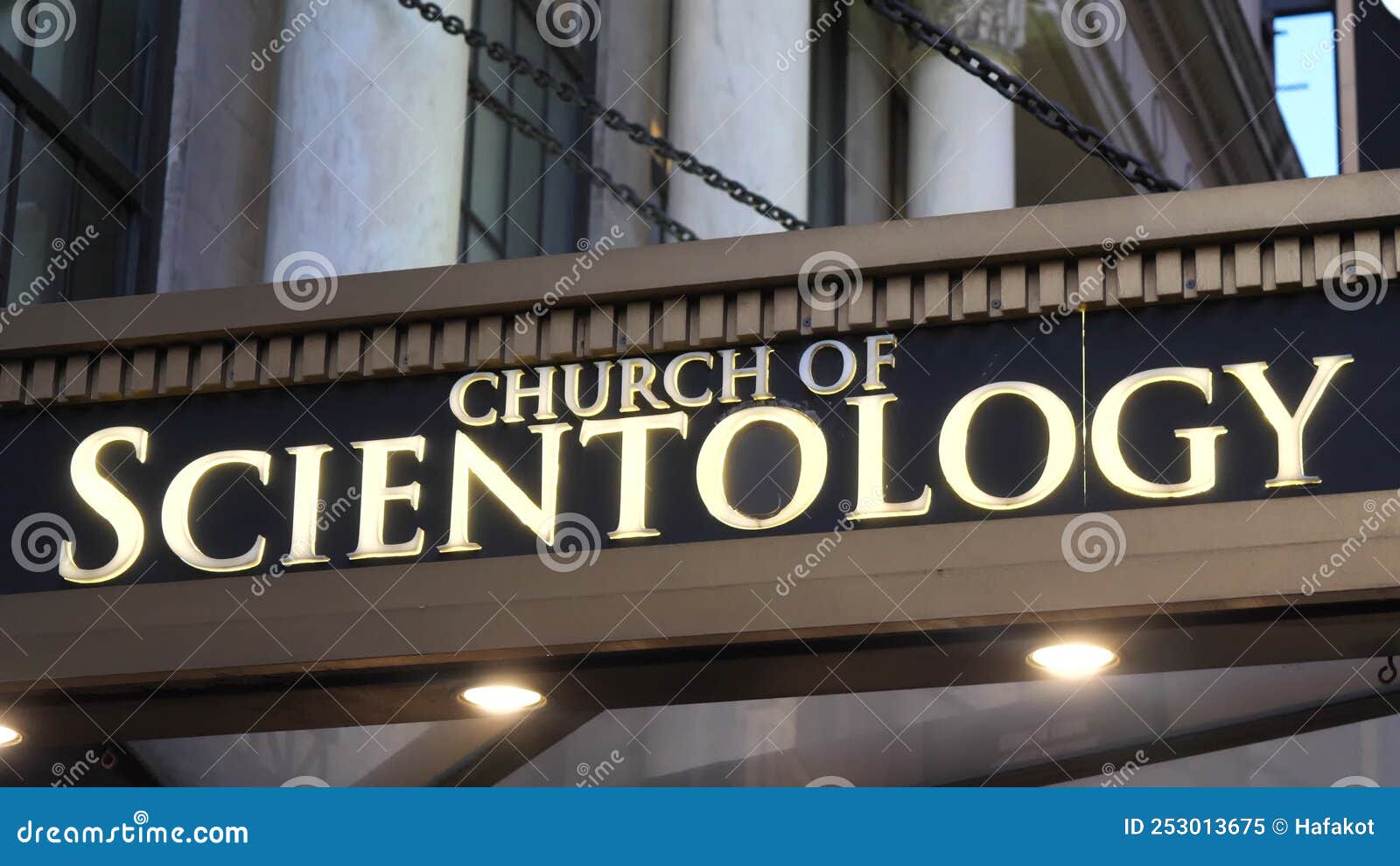 Church Of Scientology Of New York In Times Square Stock Video Video