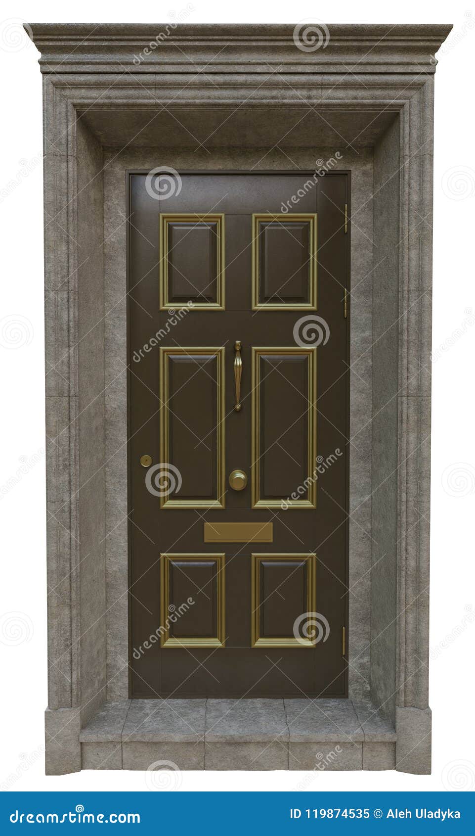 Entrance classical doors stock image. Image of carving - 119874535