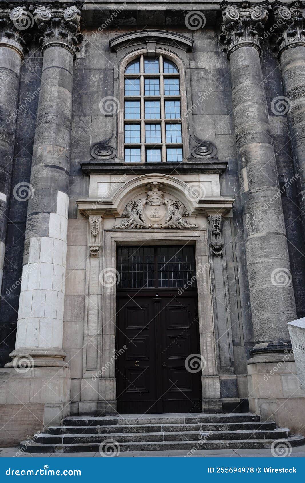 Entrance Door of an Architectural Building Stock Photo - Image of ...