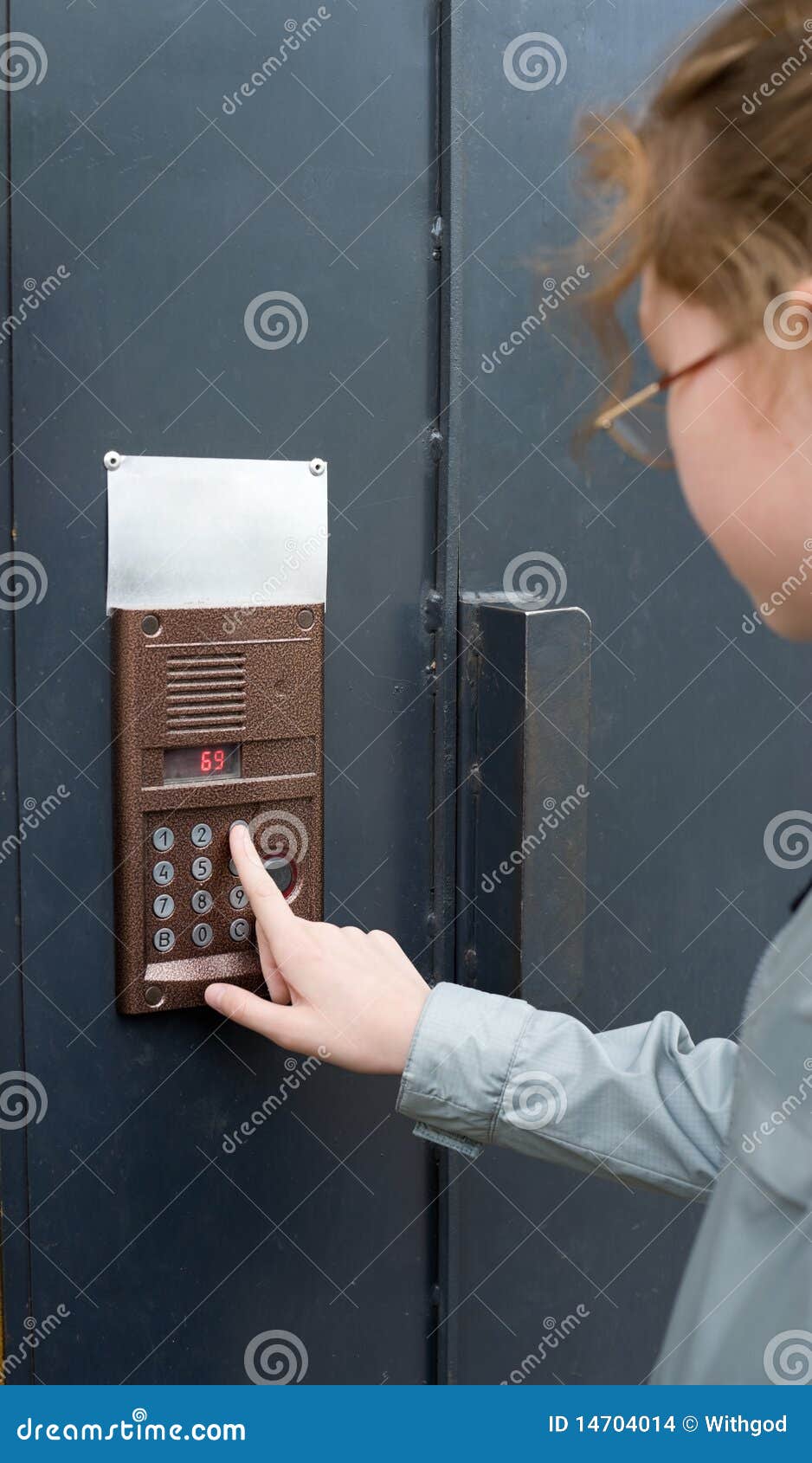 Entrance door intercom stock photo. Image of entrance - 14704014