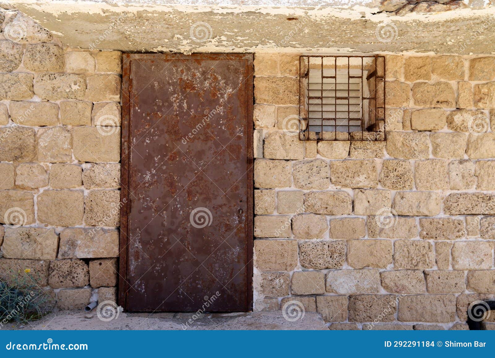 Entrance Door To a Building or Structure. Stock Photo - Image of exit ...