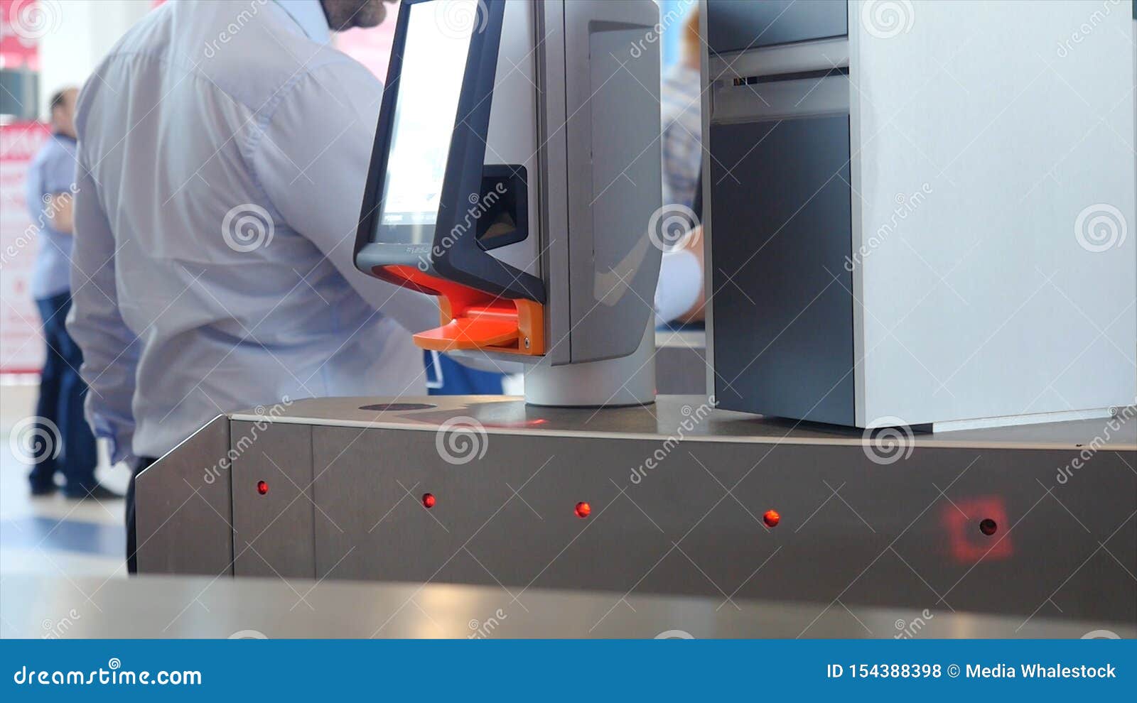 Entrance with E-pass. Media. Automatic Checkpoint with Contactless ...