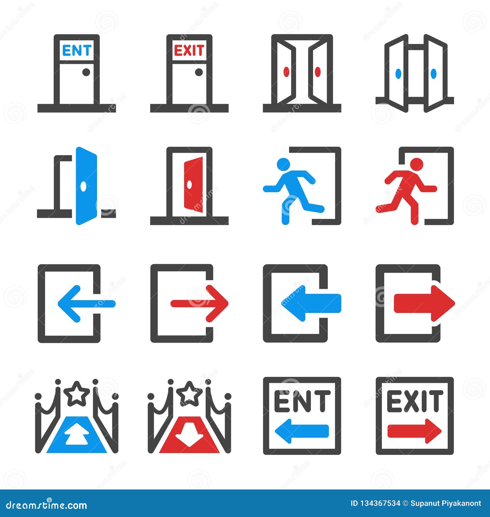 Exit Icon - Vector Iconic Design | CartoonDealer.com #94181517