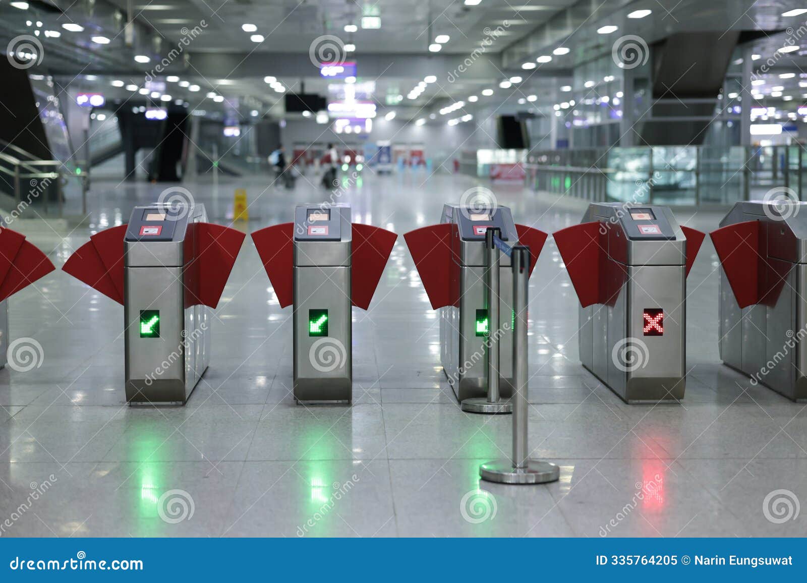 Automatic Bypass Ramp With Oxygen Cylinders Royalty-Free Stock ...