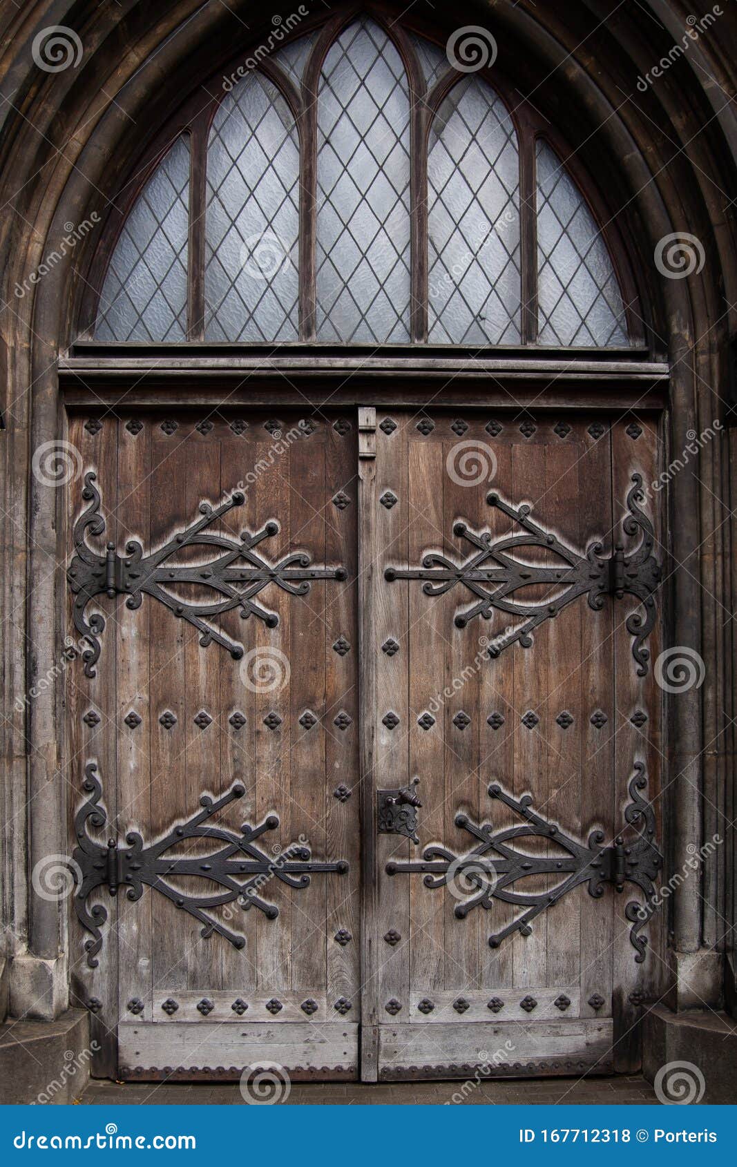 Entrance Gate of the Dome Cathedral in Riga Stock Photo - Image of ...