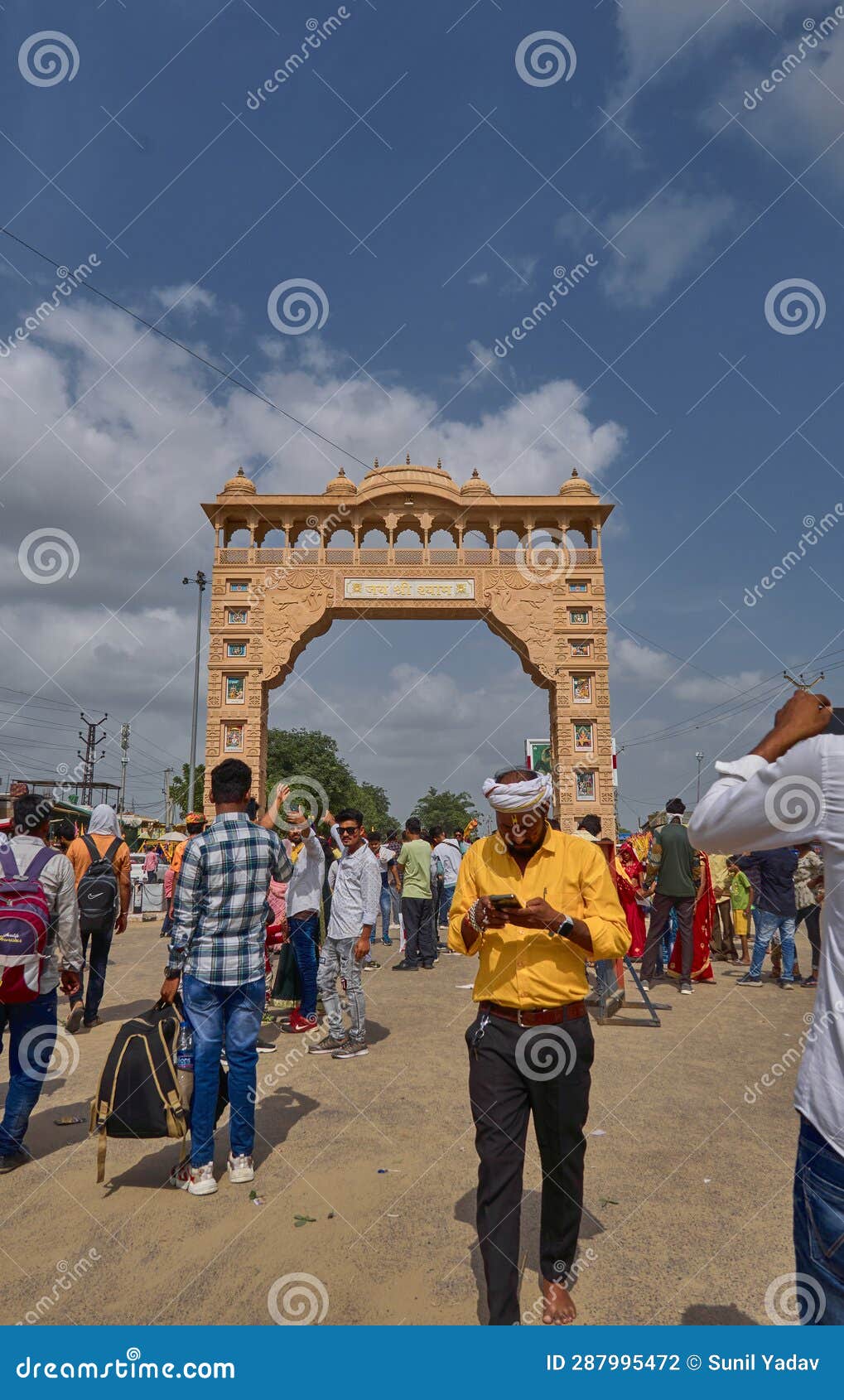 Entrance Gate of Khatushyamji Editorial Photography - Image of gate ...