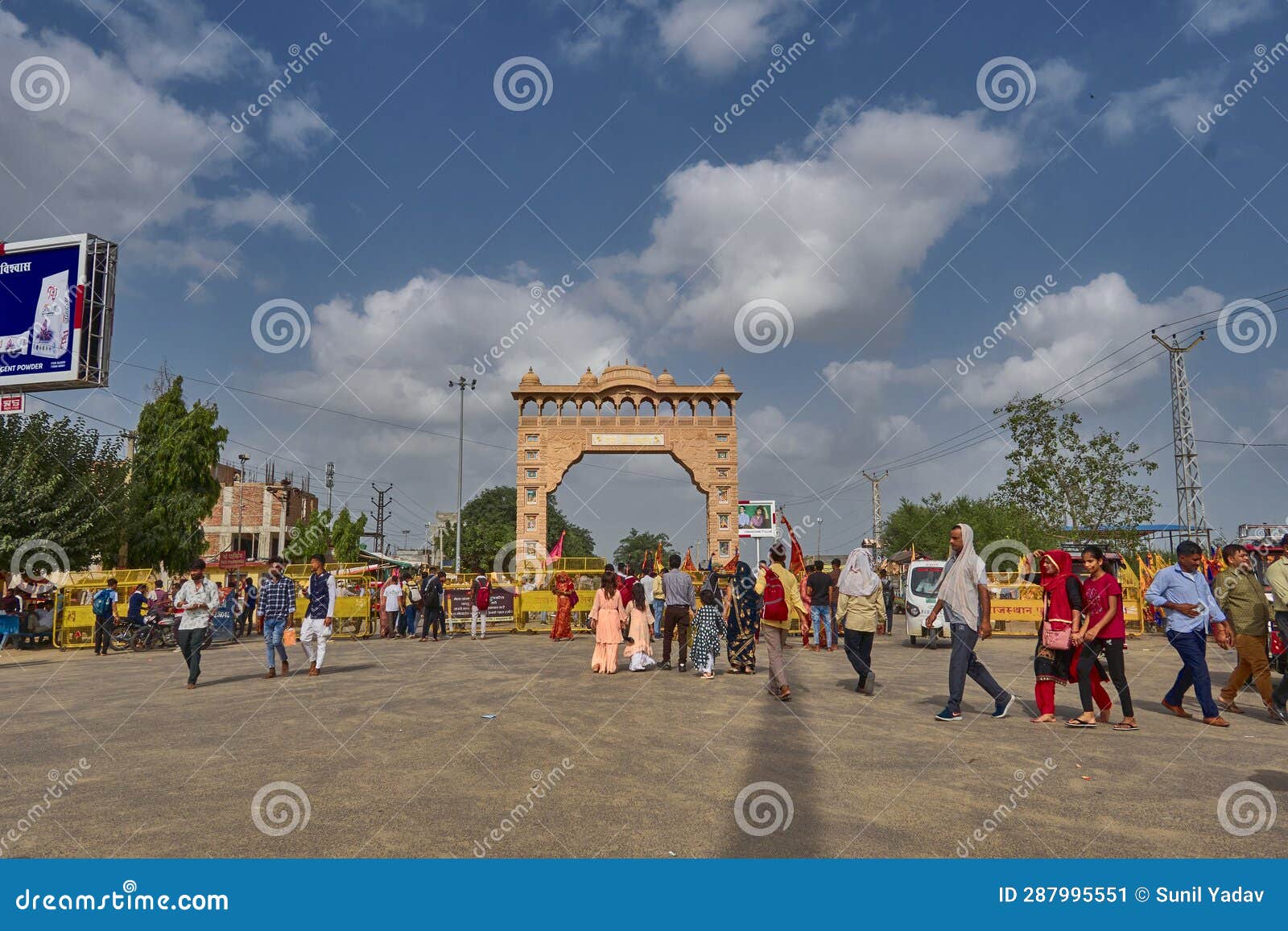 Entrance Gate of Khatushyamji Editorial Photo - Image of outdoor ...