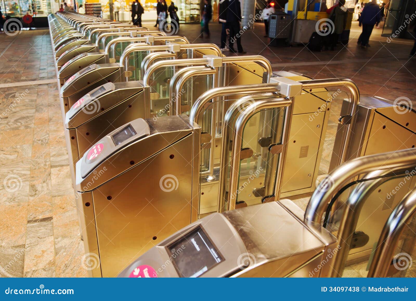 Entrance gate stock photo. Image of gate, access, railroad - 34097438