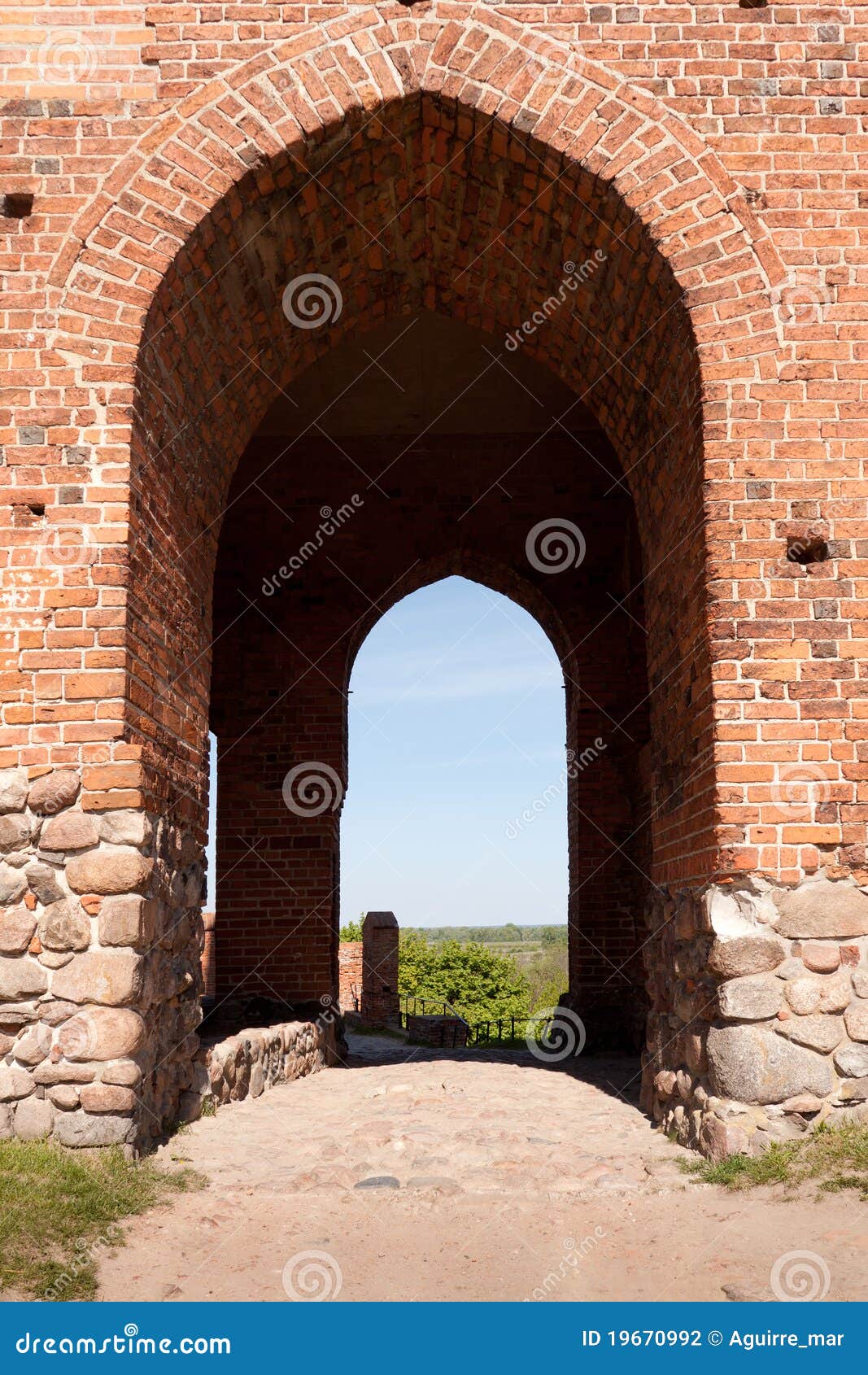 Entrance Gate To the Medieval Castle Stock Photo - Image of discovery ...