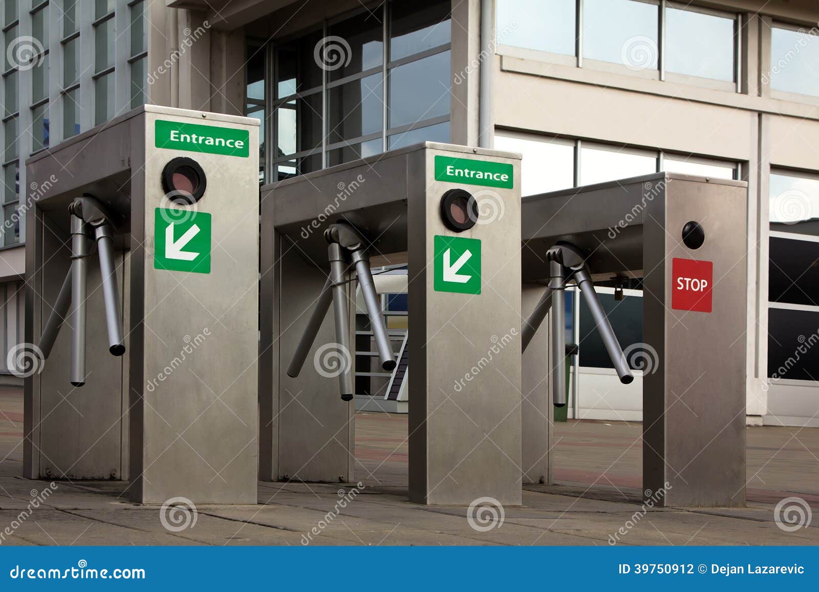Entrance Gates stock photo. Image of passenger, high - 39750912