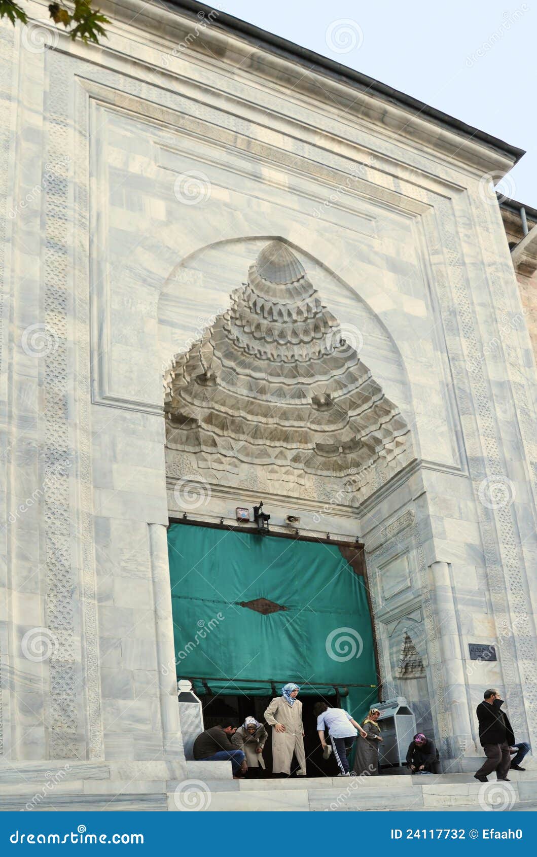 Entrance Great Mosque, Bursa, Turkey Editorial Photography - Image of ...