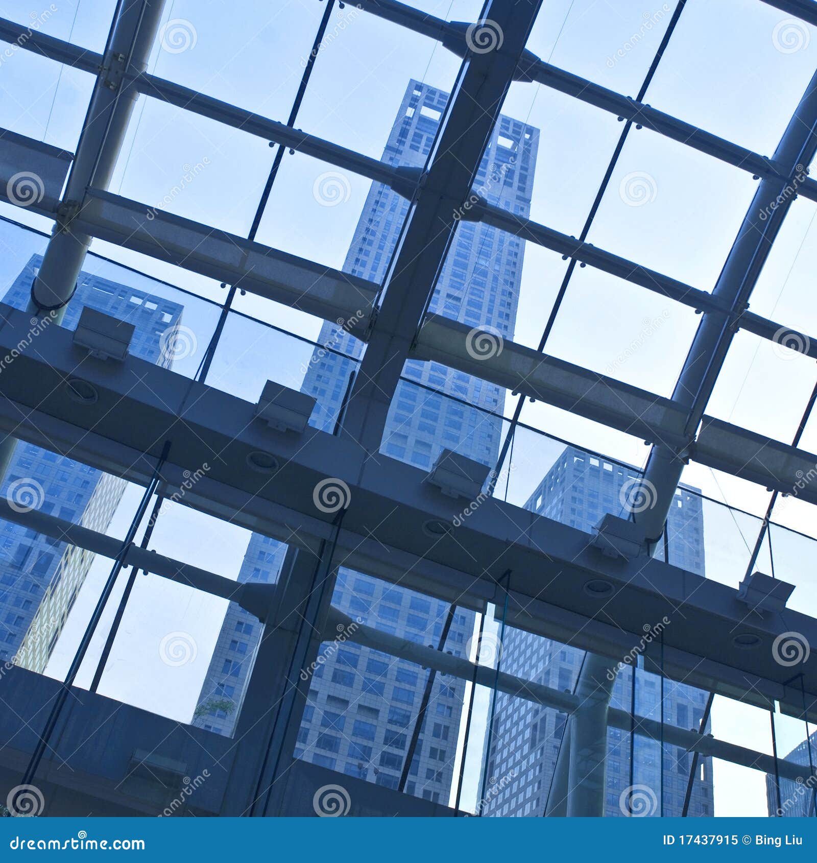 Entrance hall stock image. Image of center, blue, built - 17437915