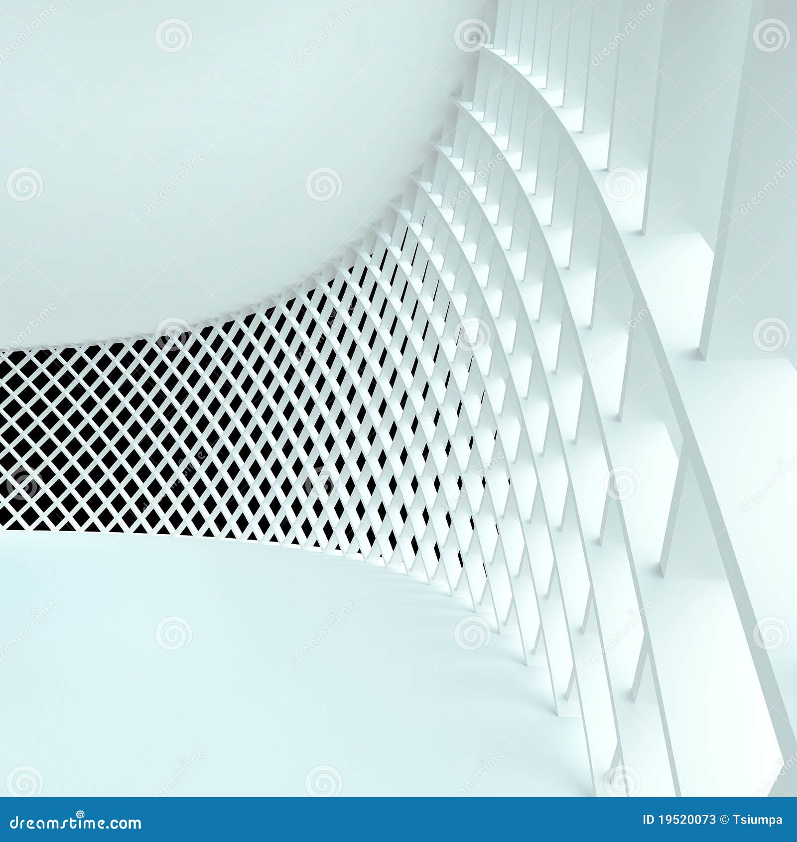 Entrance hall stock illustration. Illustration of render - 19520073