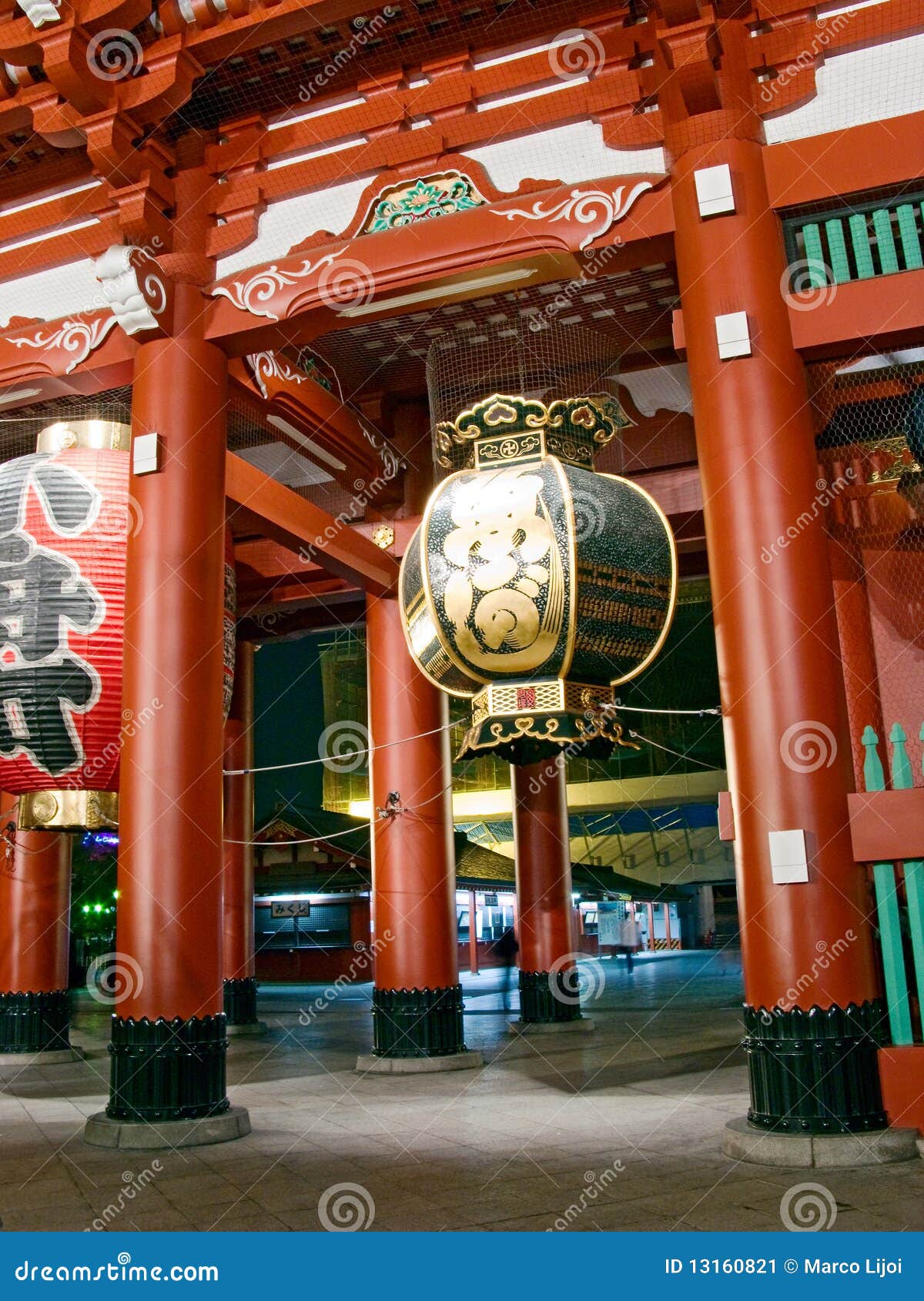 Entrance of Japanese Temple Stock Image - Image of japan, culture: 13160821