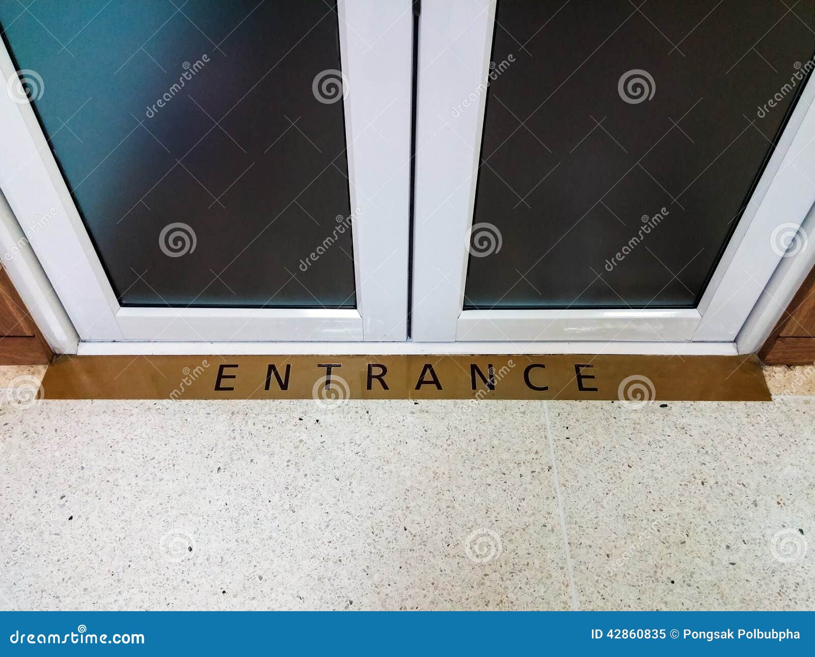 Entrance label stock image. Image of glass, gateway, house - 42860835