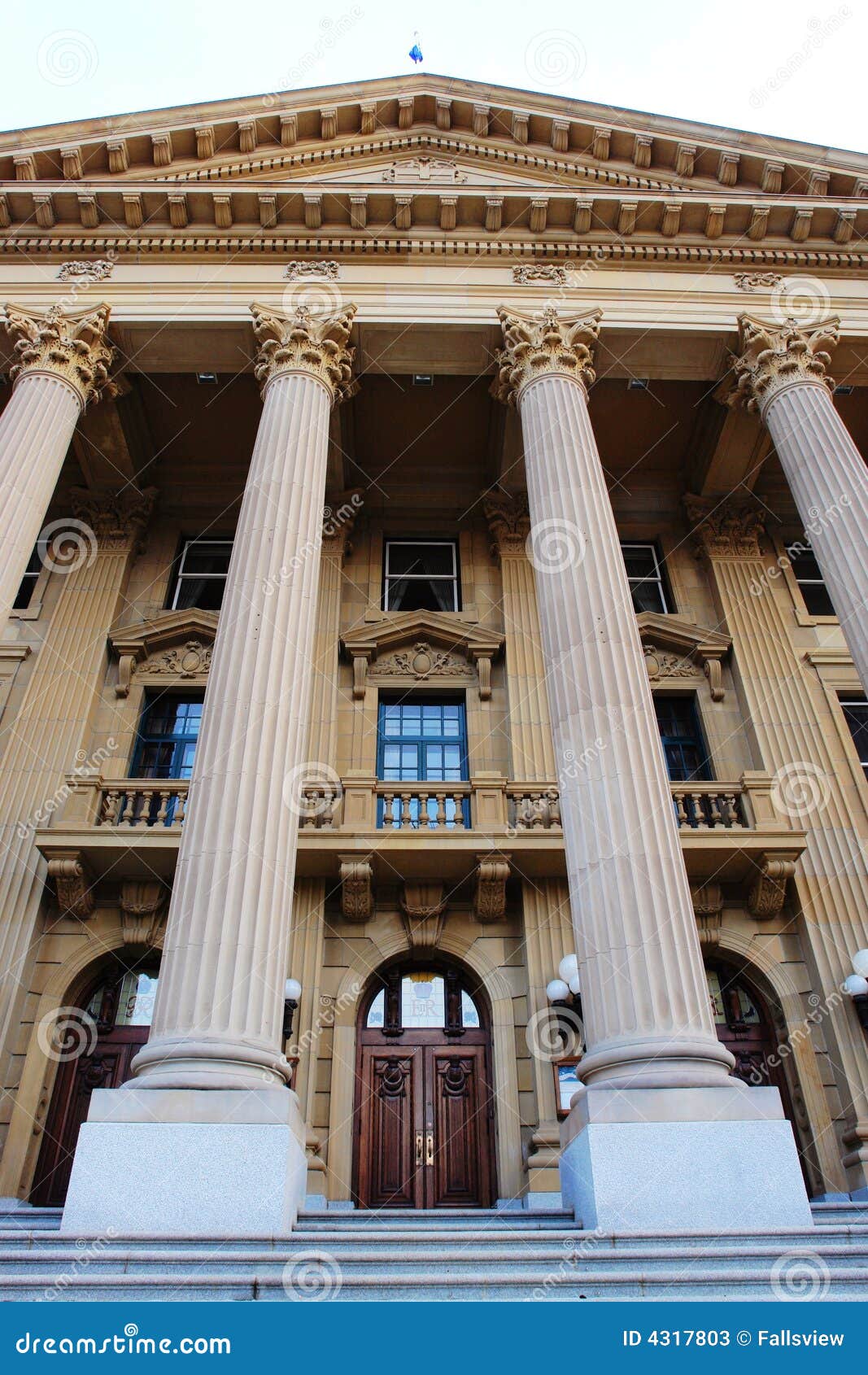 Entrance of Legislative Building Stock Image - Image of cityscape ...