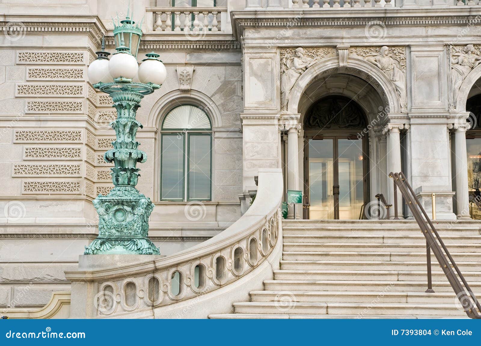 Entrance Library of Congress Stock Photo - Image of library, carving ...