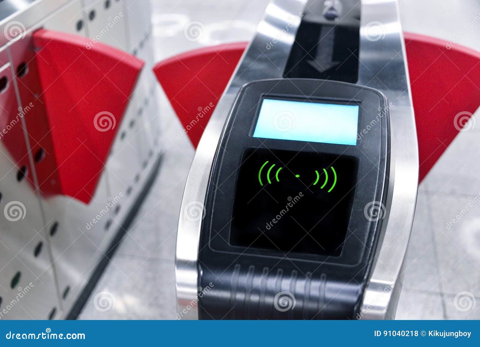 Entrance Machine Gate: Scan Card Stock Photo - Image of design, high ...