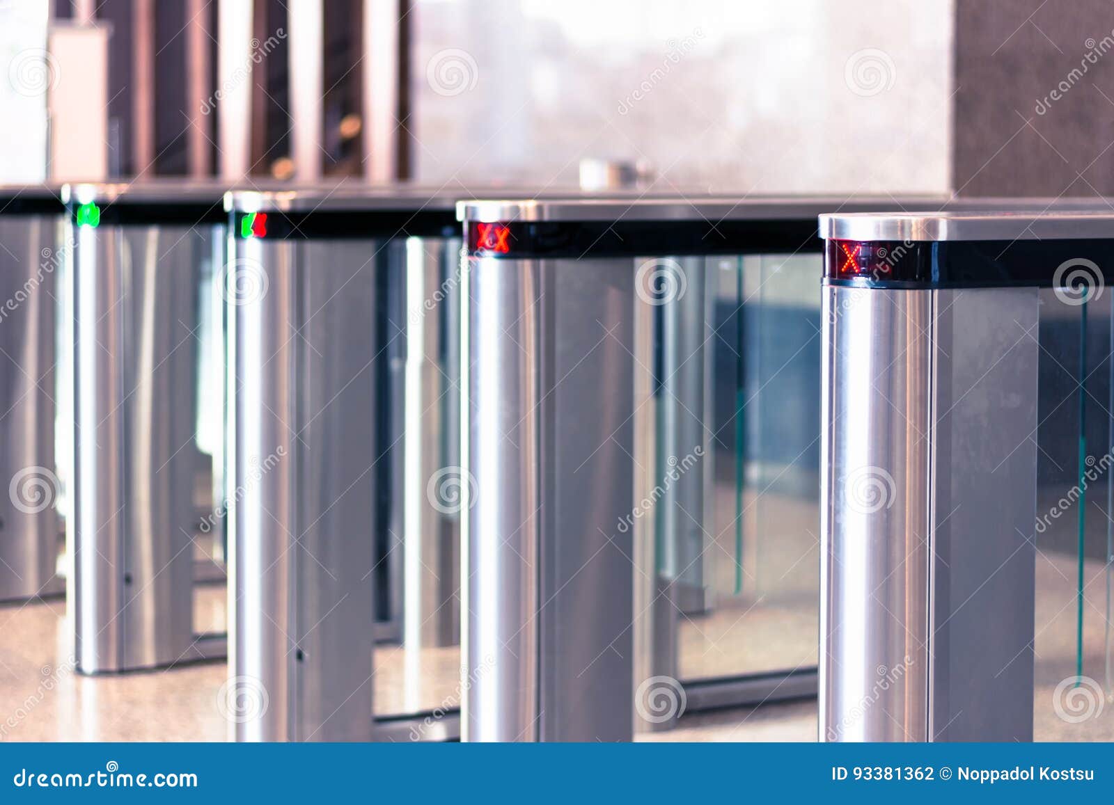 Entrance Machine Gate : Scan Card Stock Photo - Image of passage, exit ...