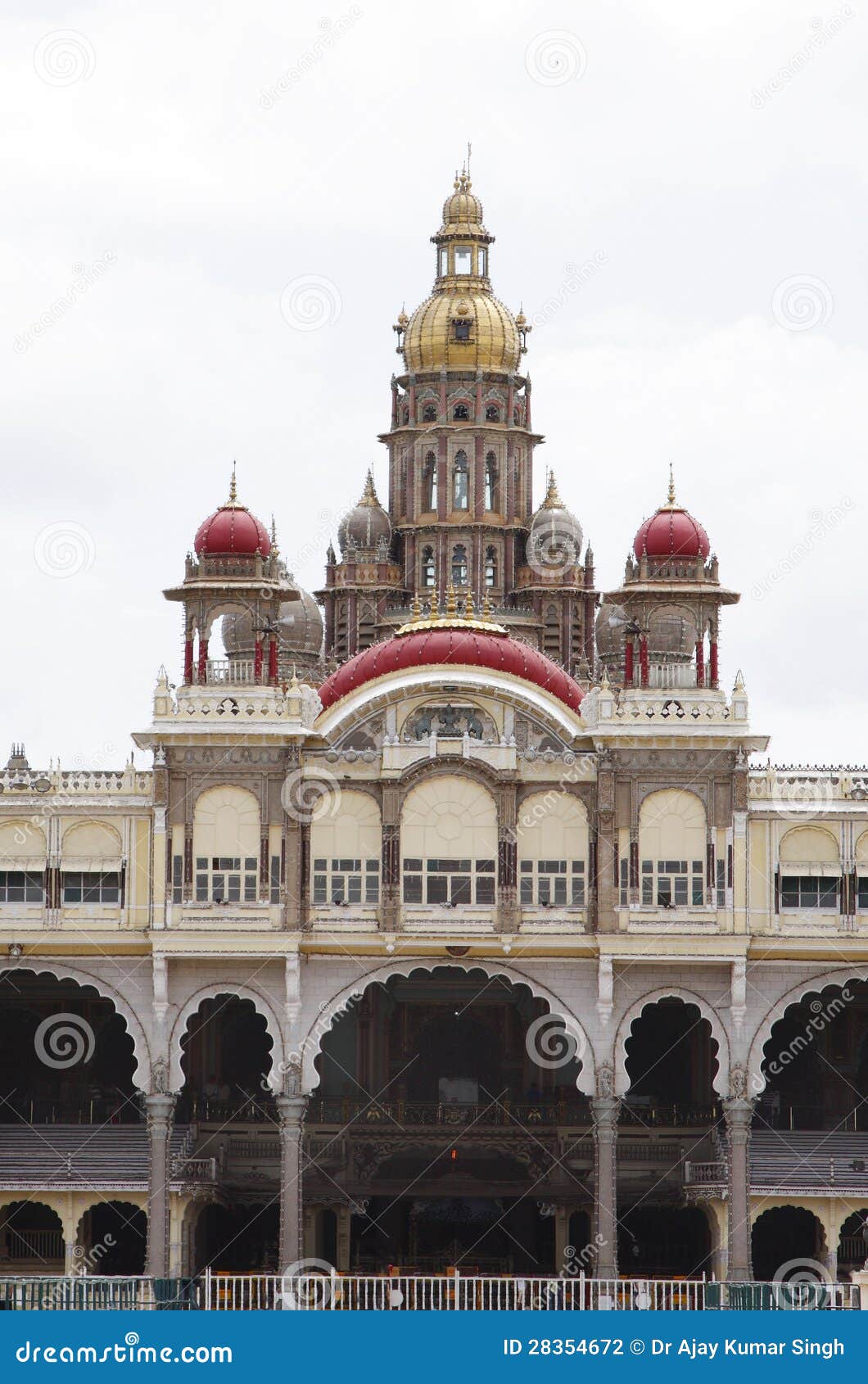 Entrance of the Main Mysore Palace Stock Photo - Image of ancient ...