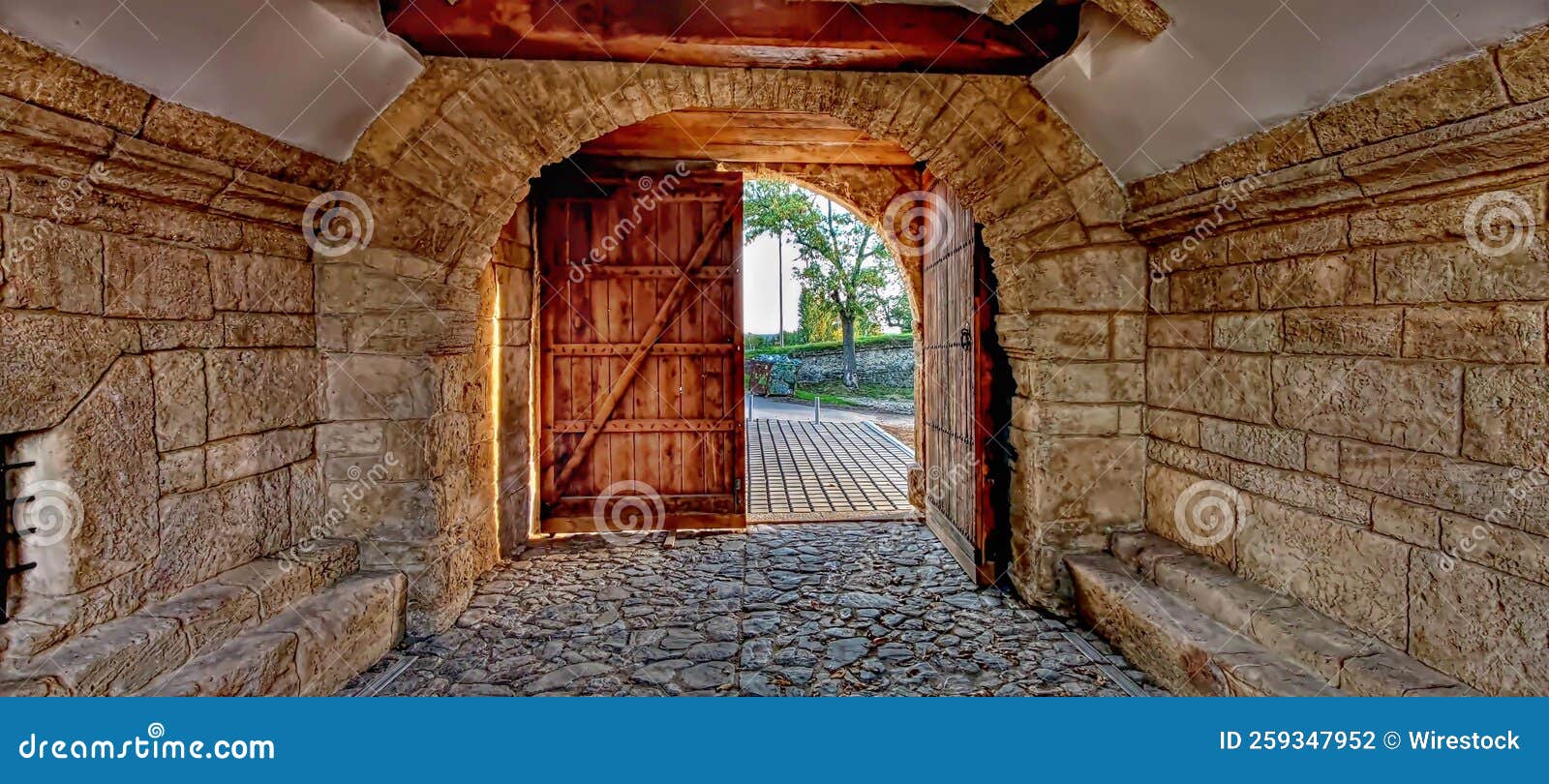 Medieval Hut In The Forest Royalty-Free Stock Photo | CartoonDealer.com ...