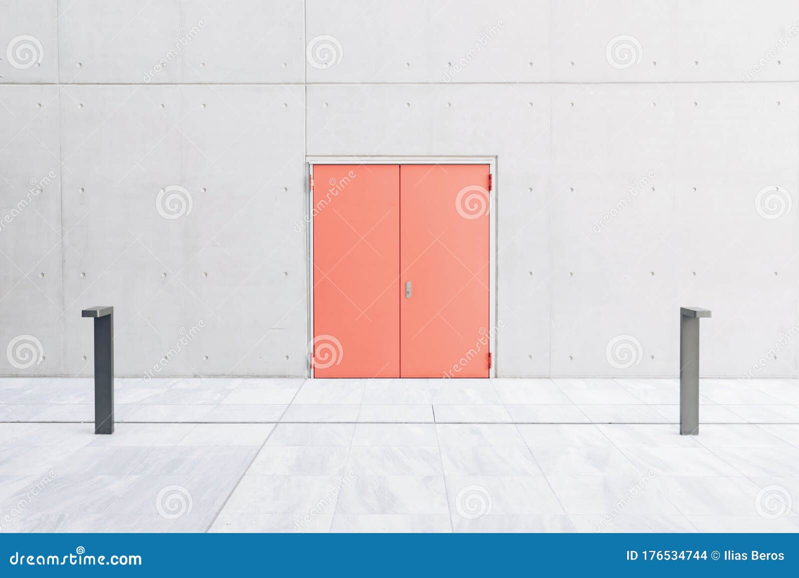 Entrance of Modern Building Stock Photo - Image of marble, grey: 176534744