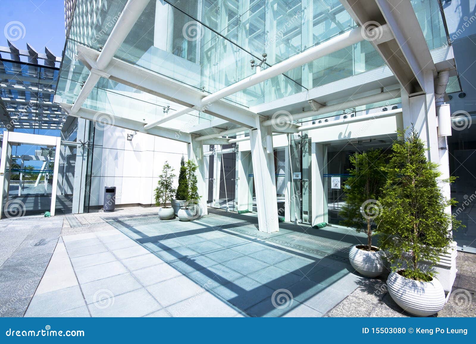 Entrance Of Modern Office Building Stock Photo - Image: 15503080