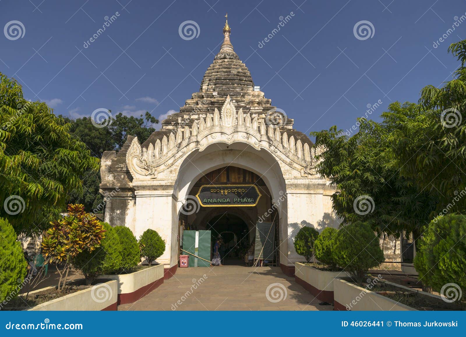Entrance Monastery in Myanmar Stock Image - Image of burma, palace ...