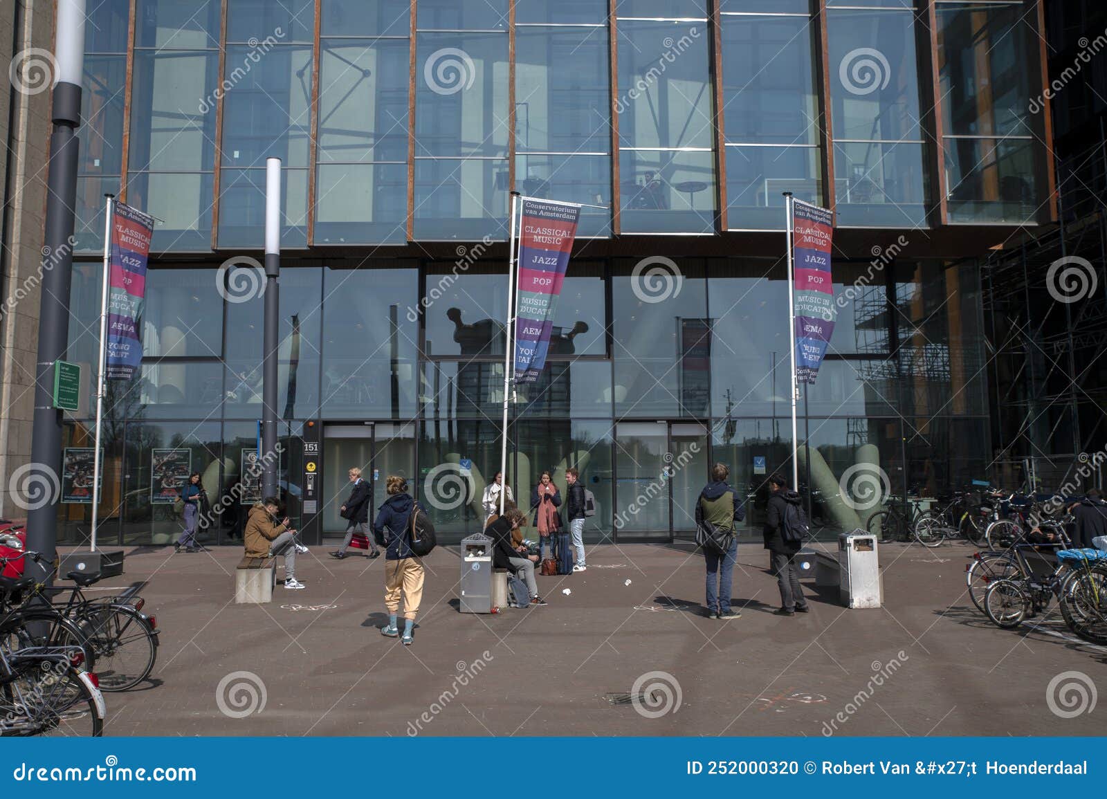 Entrance of the OBA Oosterdok Library at Amsterdam the Netherlands 11-4 ...