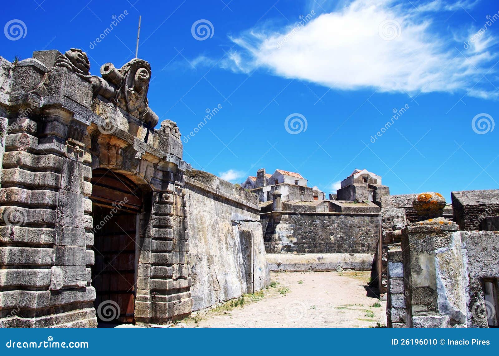 Entrance of Old Military Fort, Elvas Stock Photo - Image of fort ...