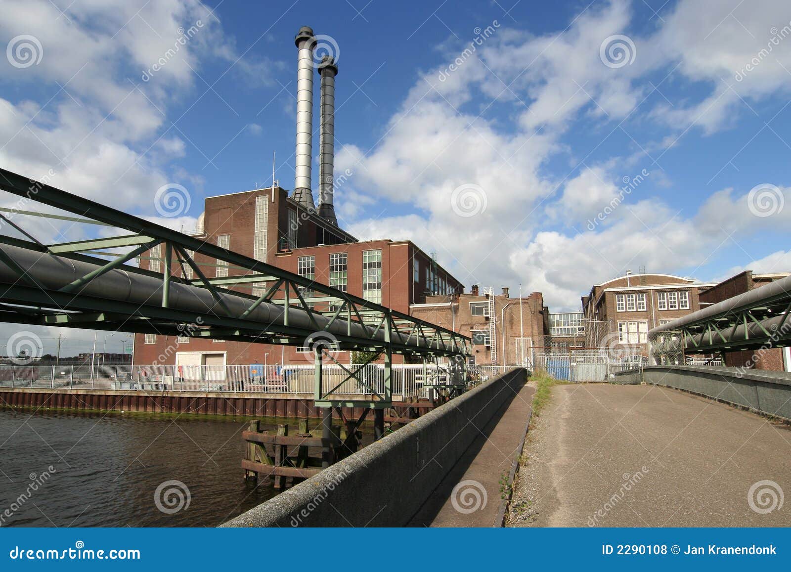 Entrance of Power Plant stock photo. Image of industry - 2290108