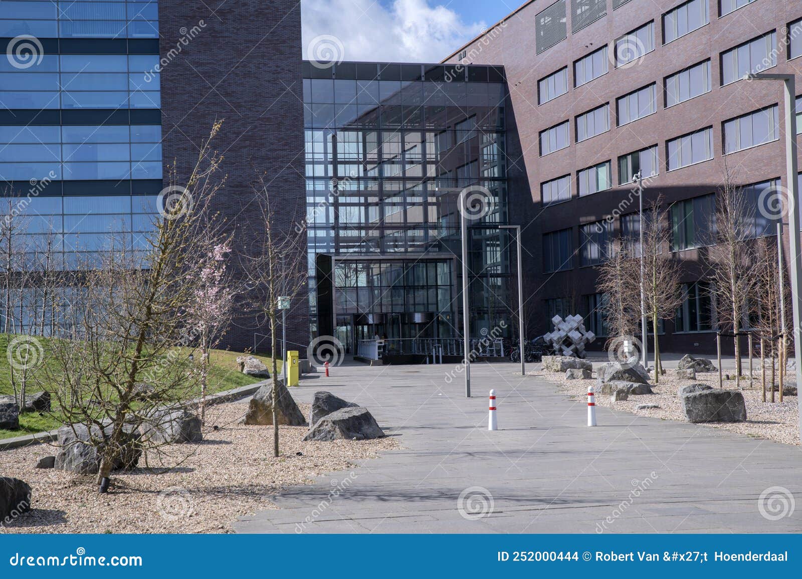 Entrance of the Shell Building at at Amsterdam the Netherlands 17-3 ...