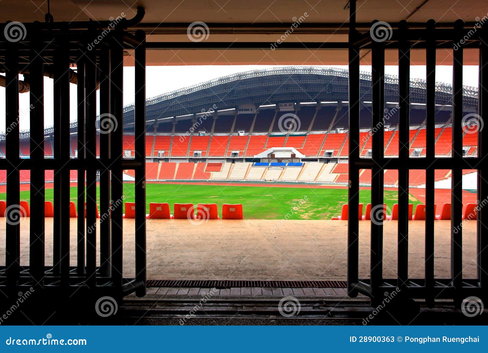 Entrance Stadium stock image. Image of seat, stadium - 28900363