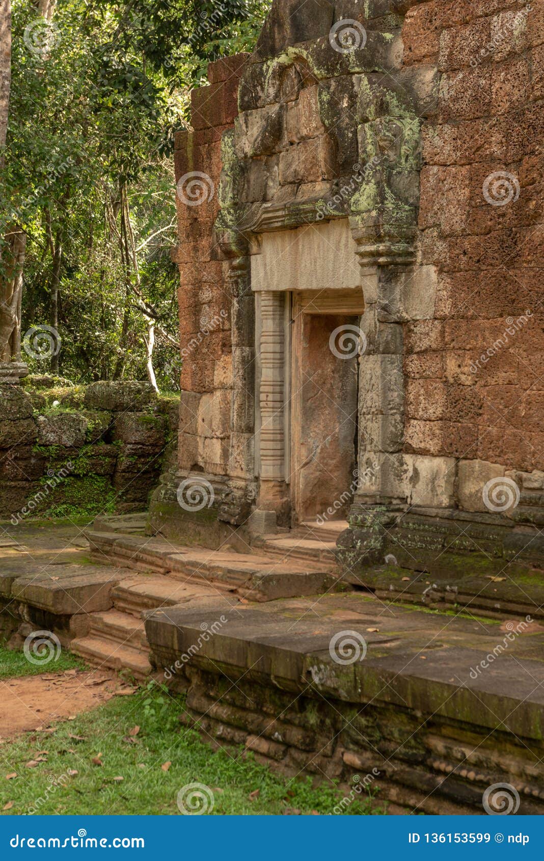 Entrance and Steps To Stone Forest Temple Stock Image - Image of ...