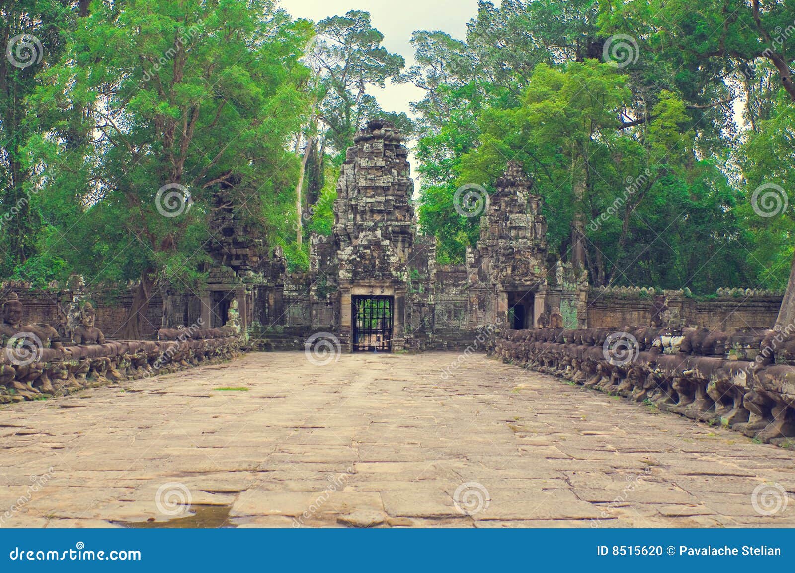 Entrance Stone Path from Ta Som Temple. Angkor Wat Stock Photo - Image ...