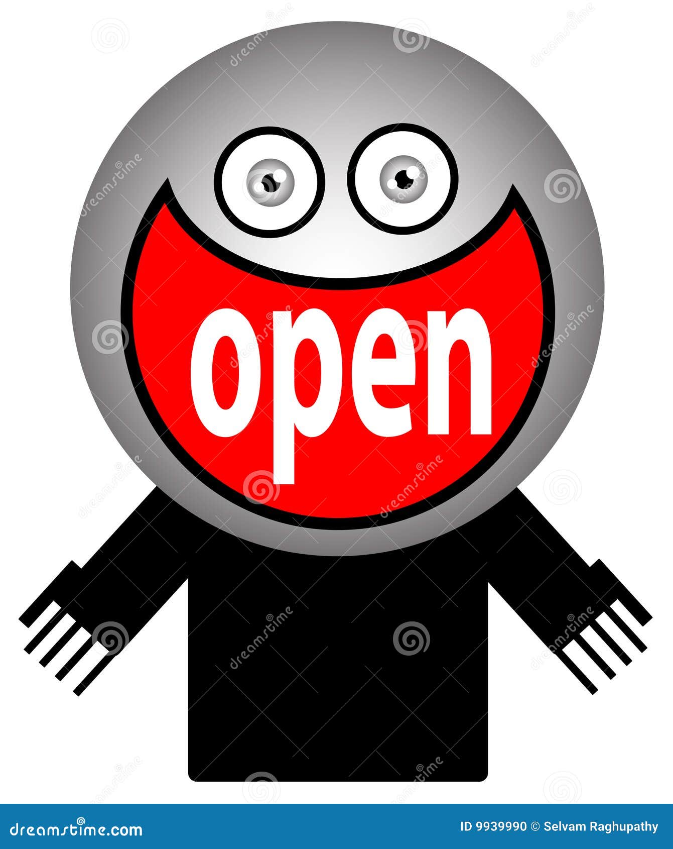 Entrance symbol stock vector. Illustration of advert, advertisement ...