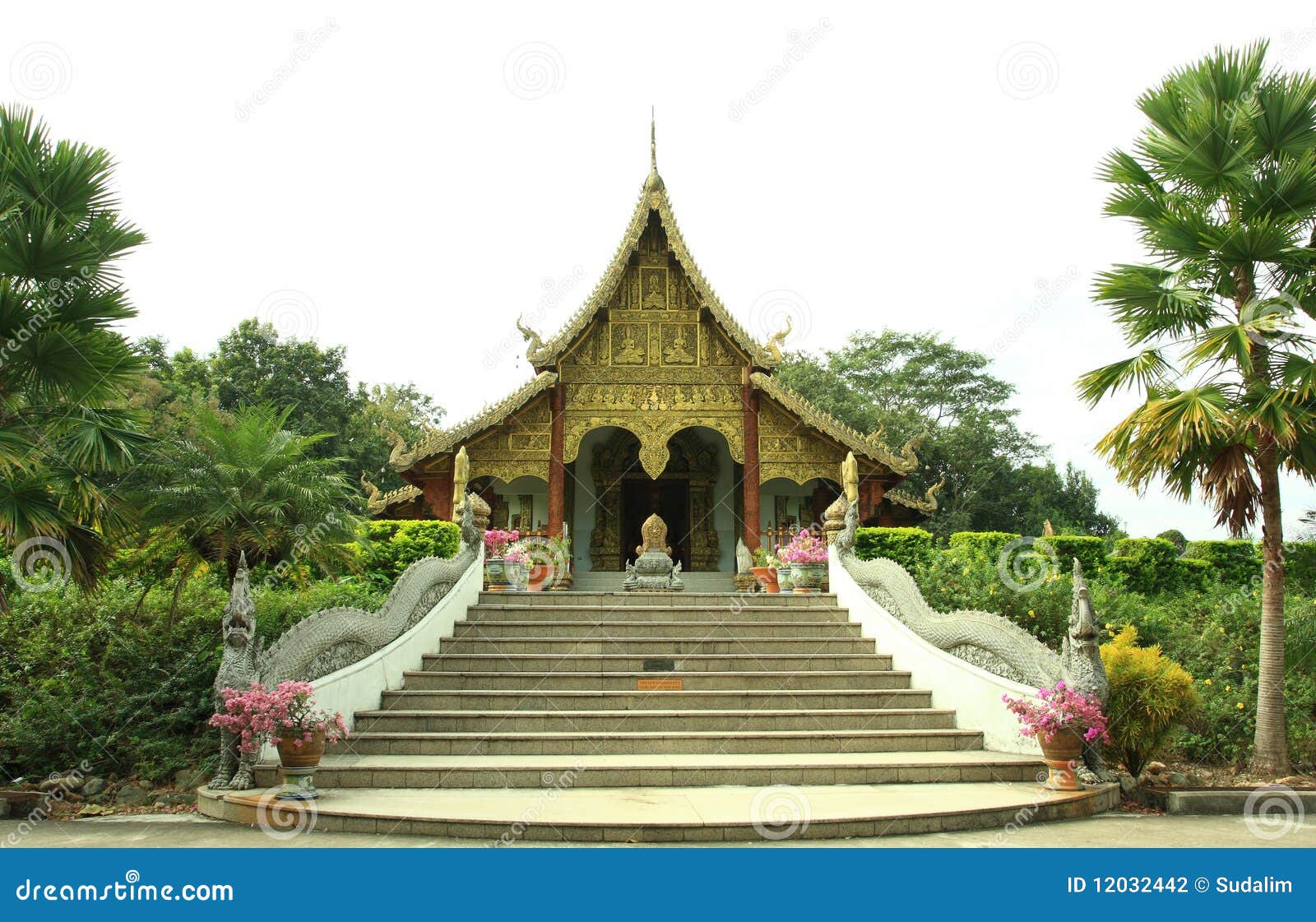 Entrance the temple stock photo. Image of phangow, history - 12032442