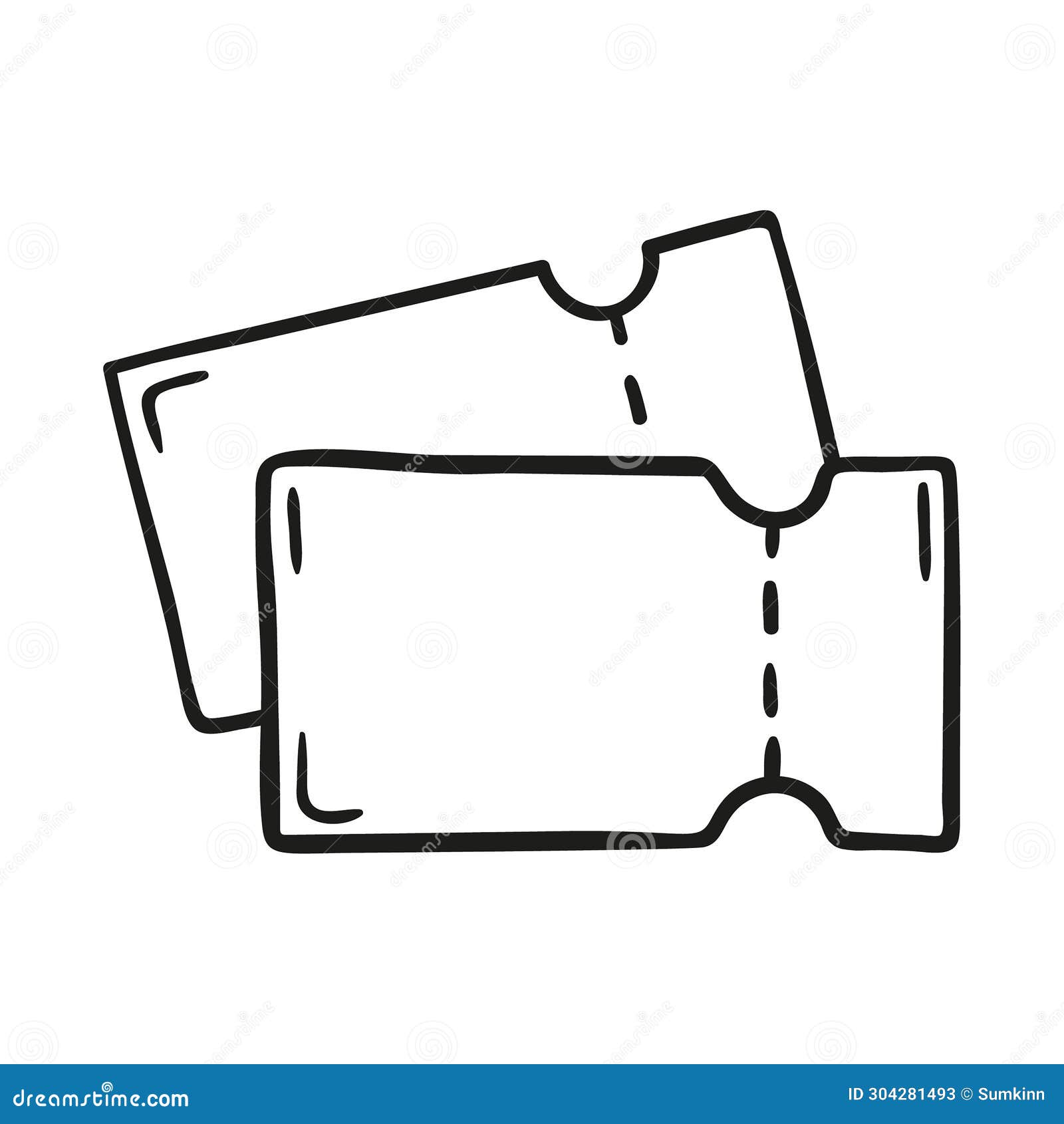 Entrance Ticket Vector Icon. Stock Illustration - Illustration of ...