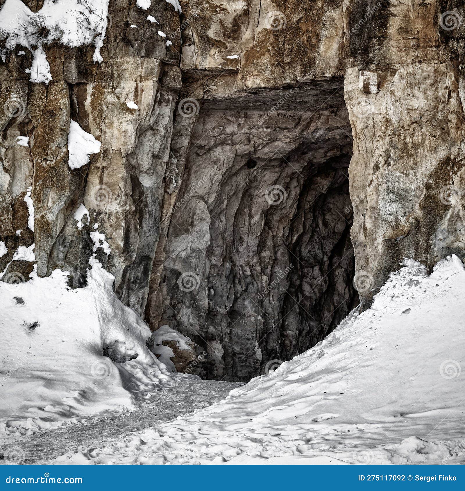 Entrance to the adits stock photo. Image of portal, adit - 275117092