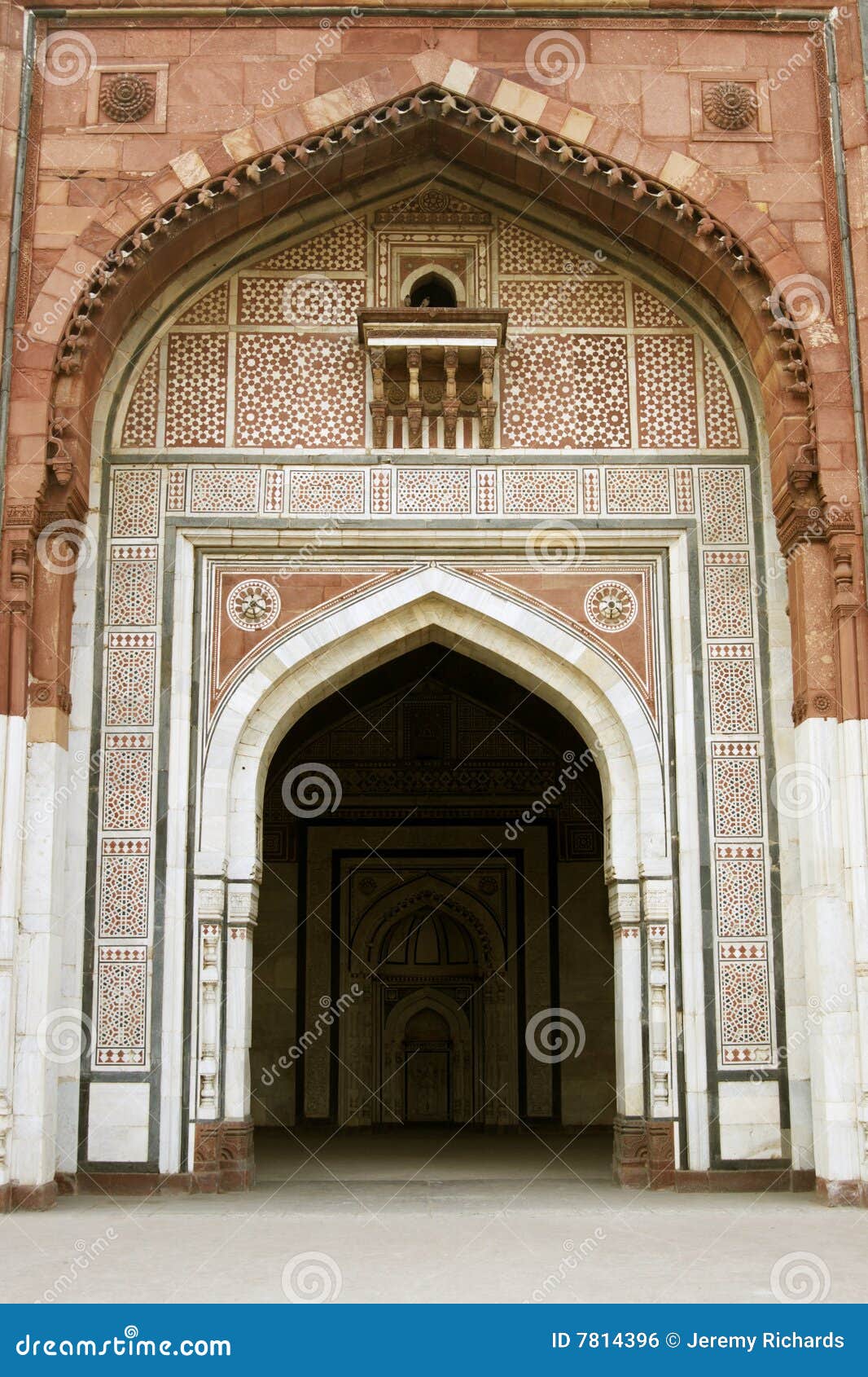 Entrance to Ancient Mosque stock photo. Image of travel - 7814396