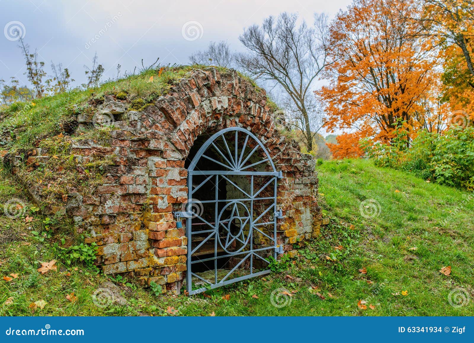 Entrance To A Cellar In A Medieval Castle Royalty-Free Stock Image ...