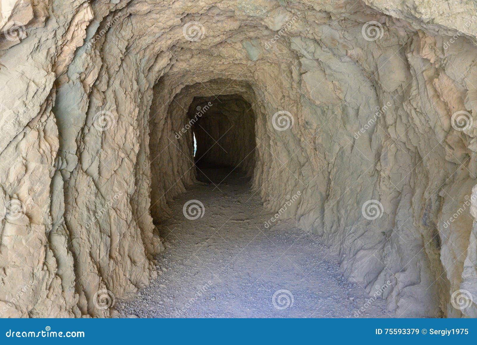 Entrance To the Cave in the Cliff Close-up Stock Image - Image of ...