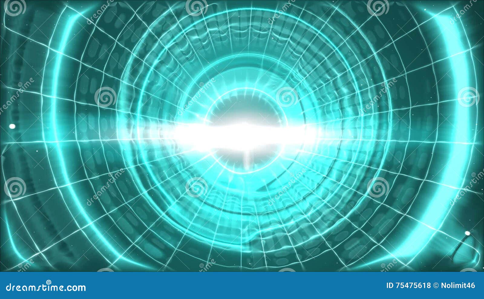 The Entrance To the Galaxy Tunnel Stock Footage - Video of radiation ...