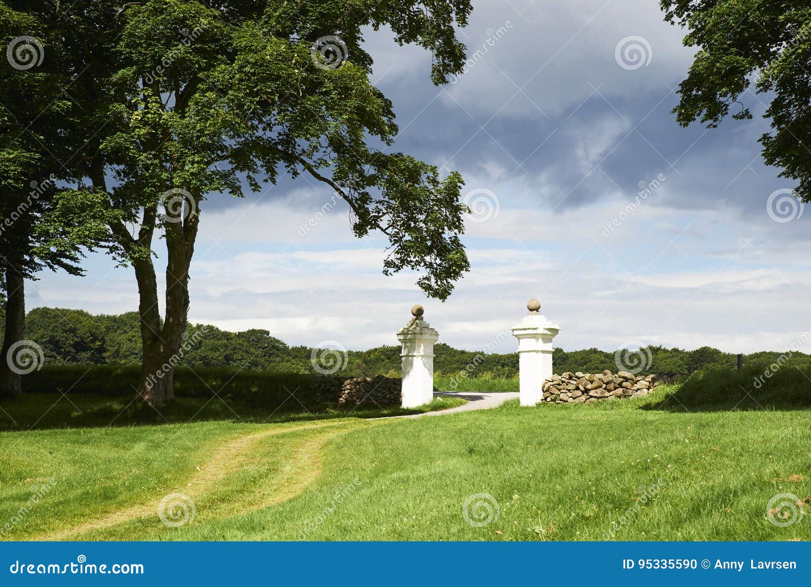 Entrance To Hald Ind Denmark Stock Photo - Image of denmark, attraction ...