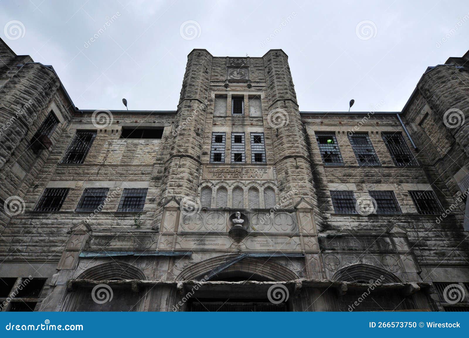 Entrance To The Missouri State Penitentiary In Jefferson City Missouri