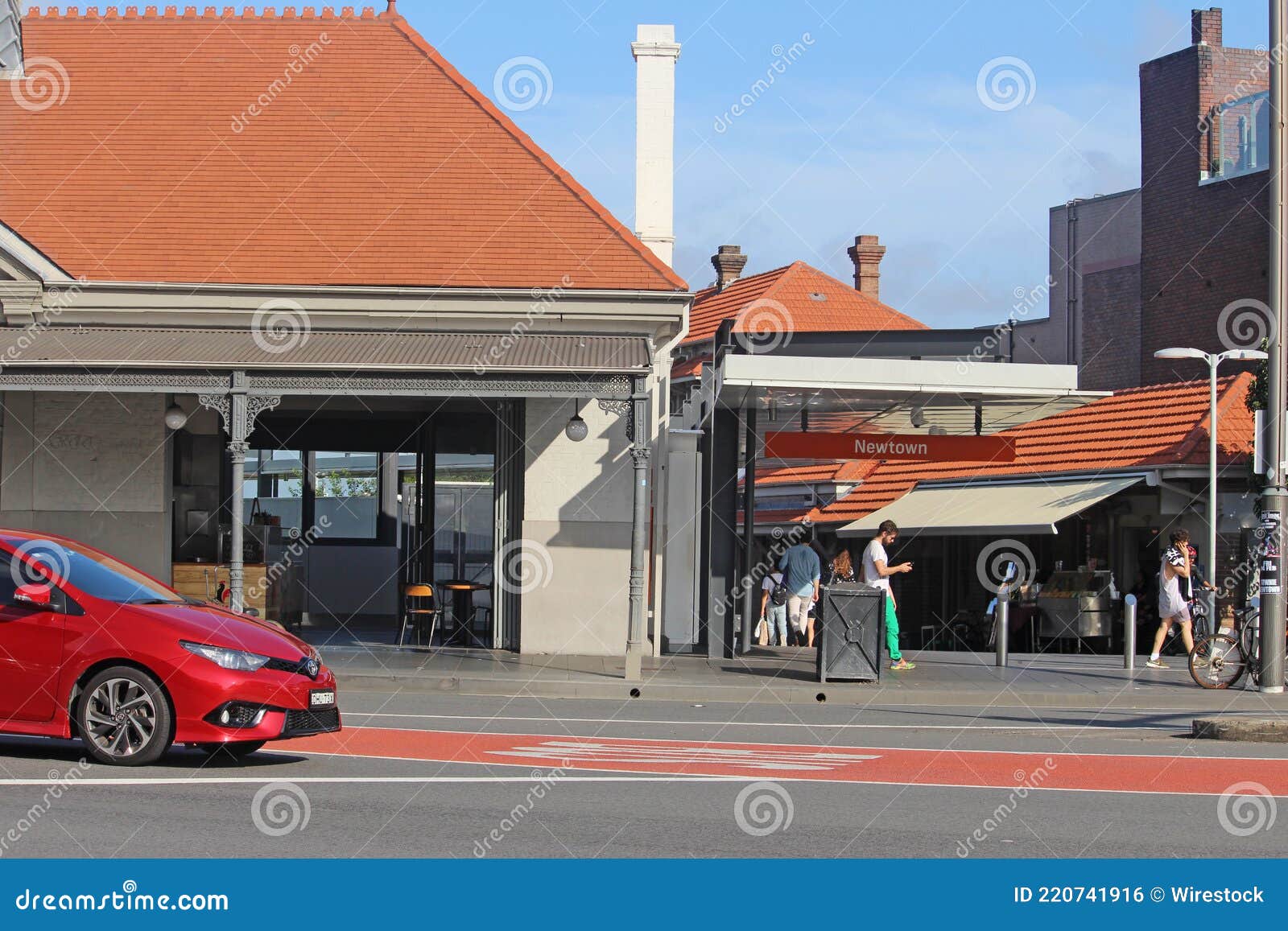 Entrance To Newtown Train Station Editorial Photo - Image of landmark ...